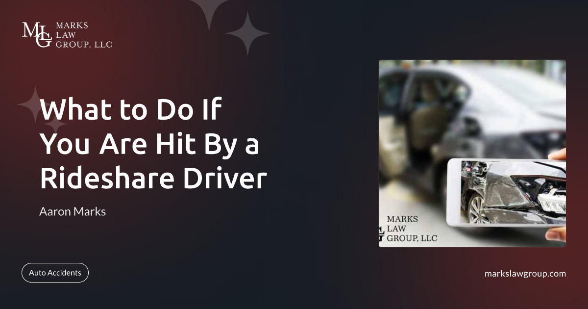 Hit by a Rideshare Driver? Here's What You Need to Know