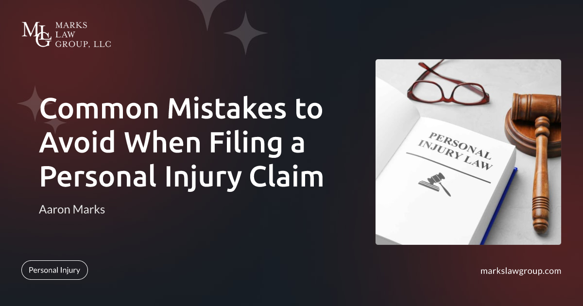 Mistakes to Avoid When Filing a Personal Injury Claim