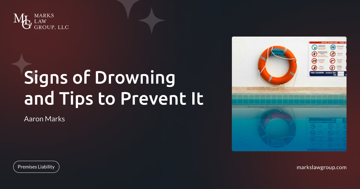 Signs of Drowning and Tips to Prevent It