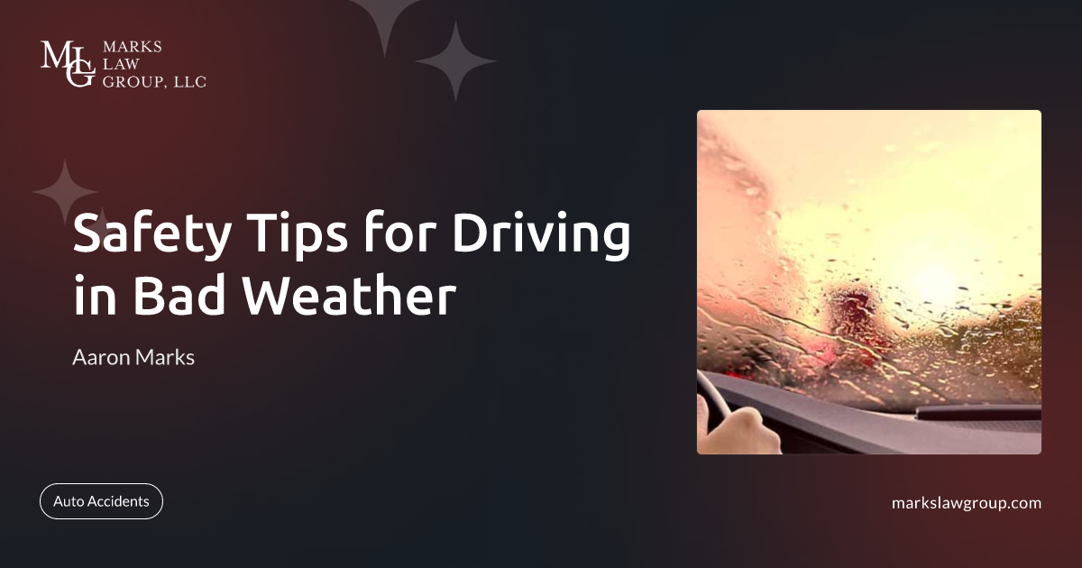 7 Tips for Driving in Bad Weather | Avoid Car Accidents